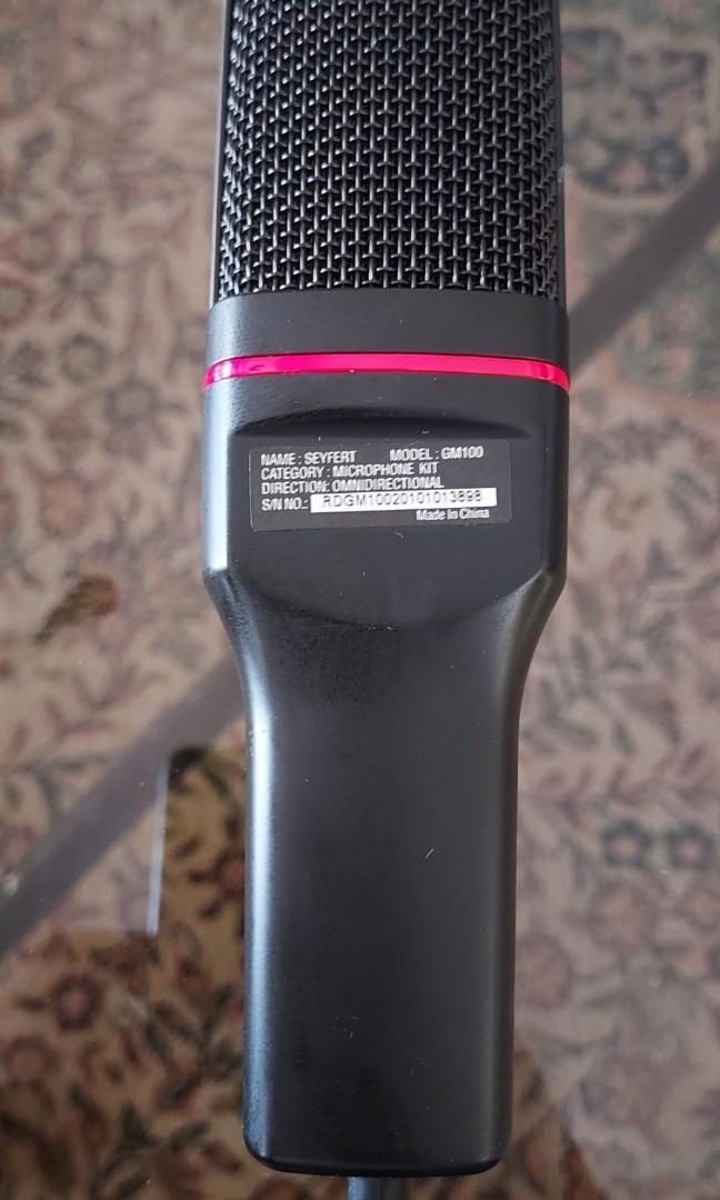 Red Dragon Seyfert Gaming/Studio Microphone Kit, Audio, Microphones on ...