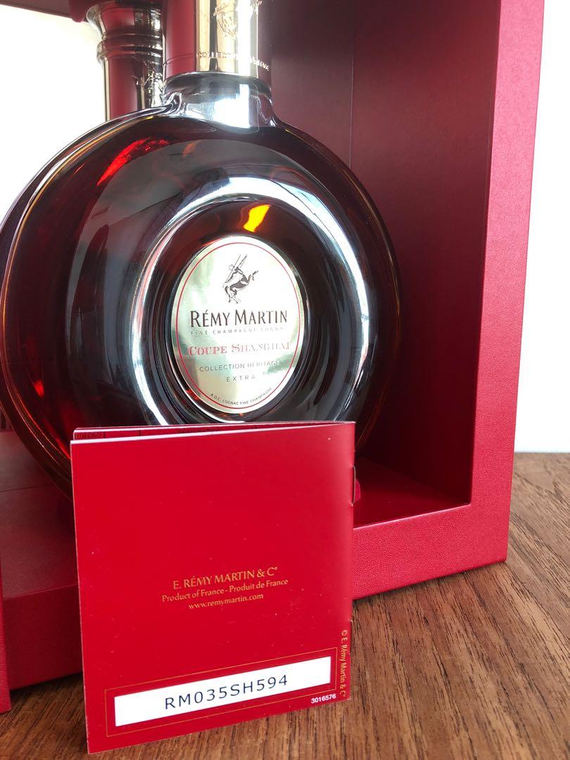 Remy Martin Coupe Shanghai 1903 Extra Cognac 70cl, Food & Drinks, Alcoholic Beverages on Carousell