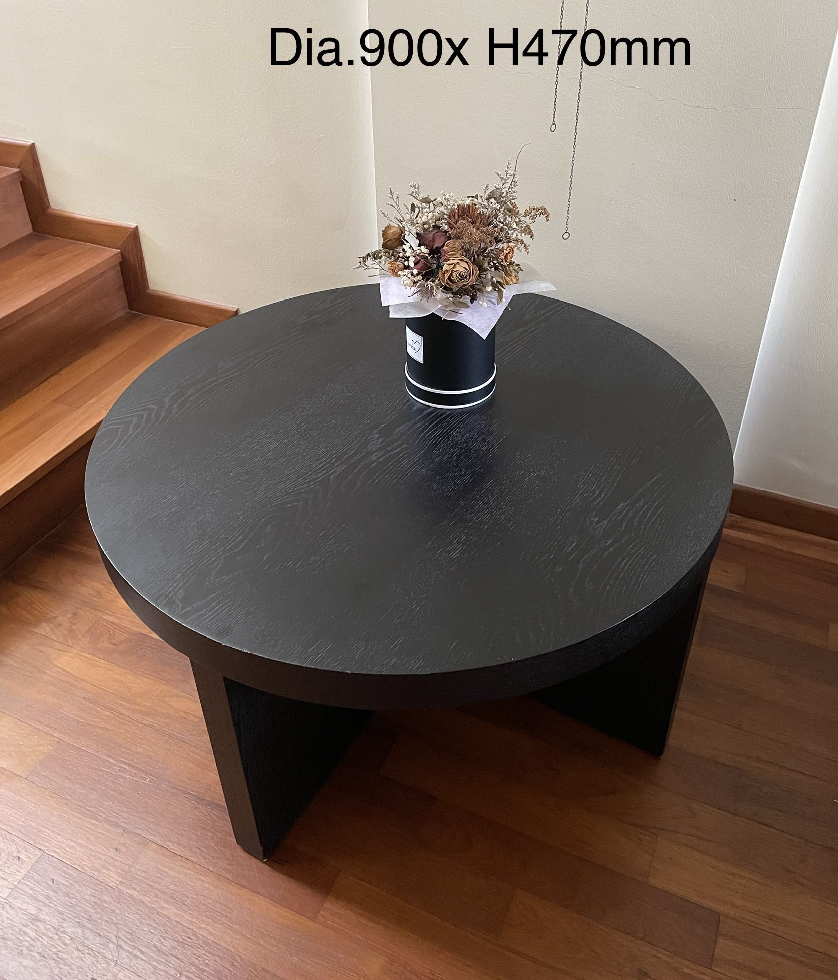 Round coffee table diameter 900mm, Furniture & Home Living, Kitchenware ...