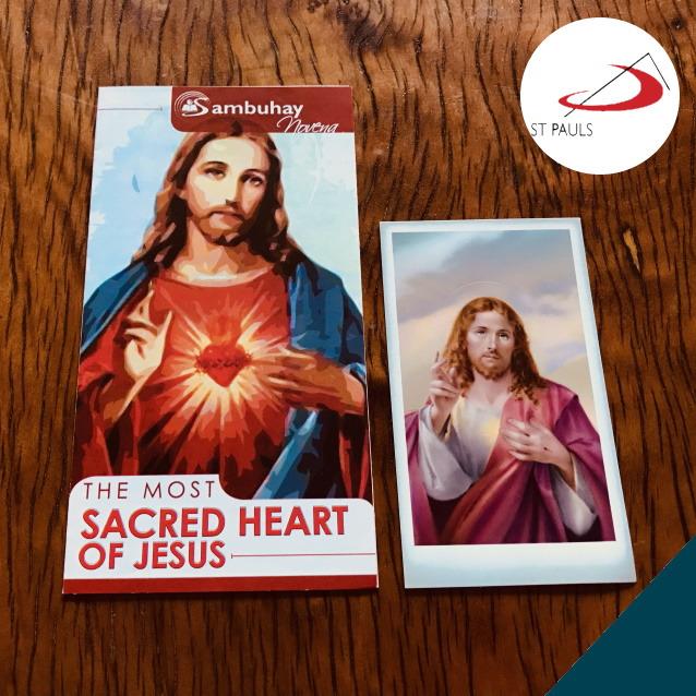 Sacred Heart of Jesus Novena and Estampita / Stampita / Holy Card ...