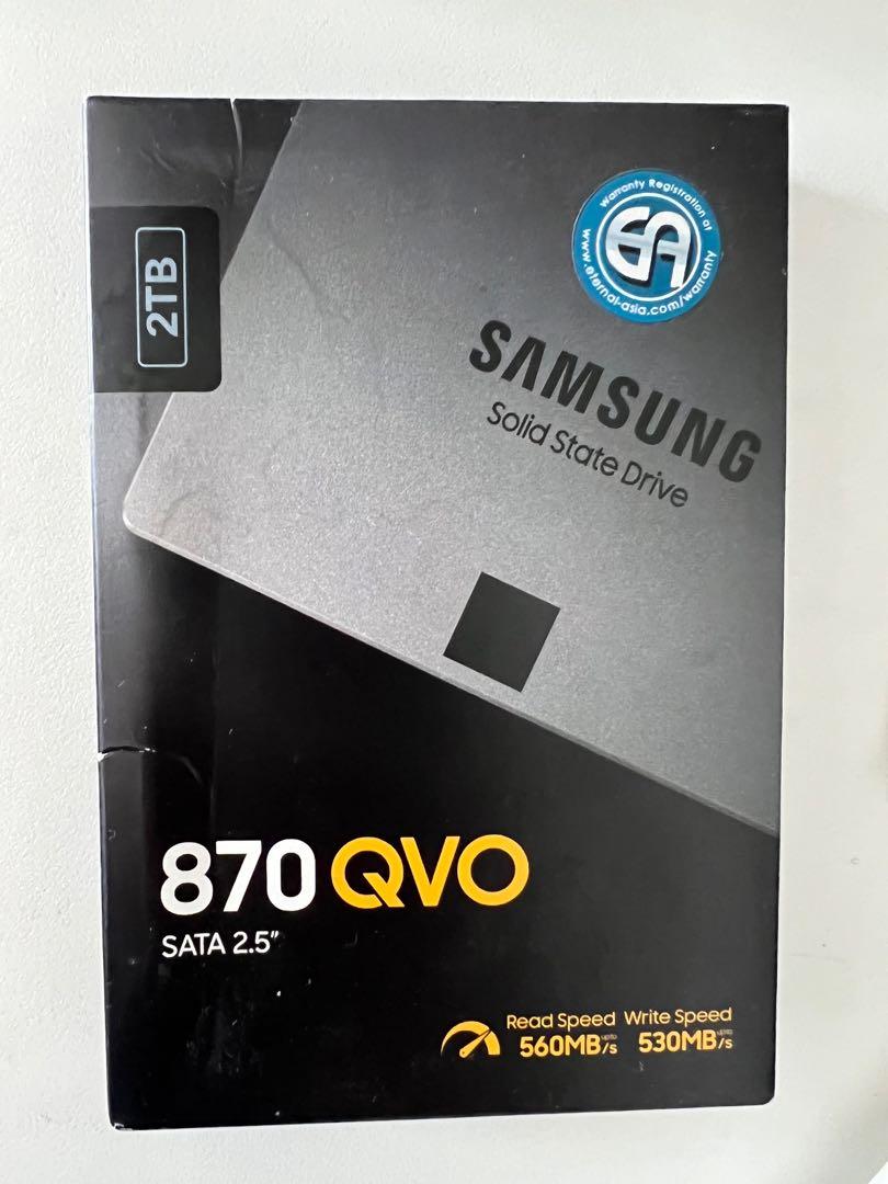 Samsung SSD 870 QVO SATA 2.5” (2TB), Computers & Tech, Parts ...