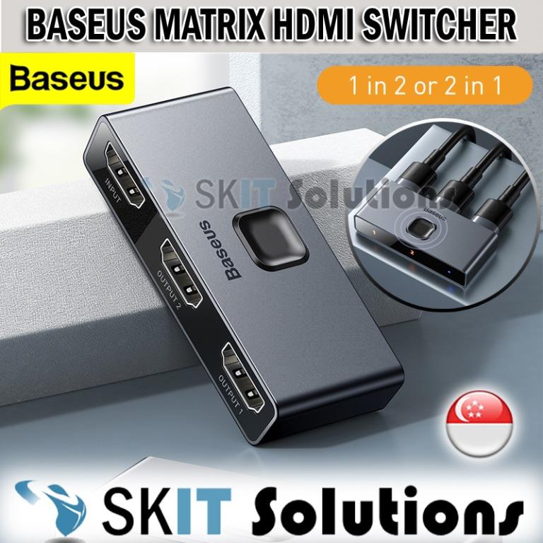 matrix hdmi switcher baseus
