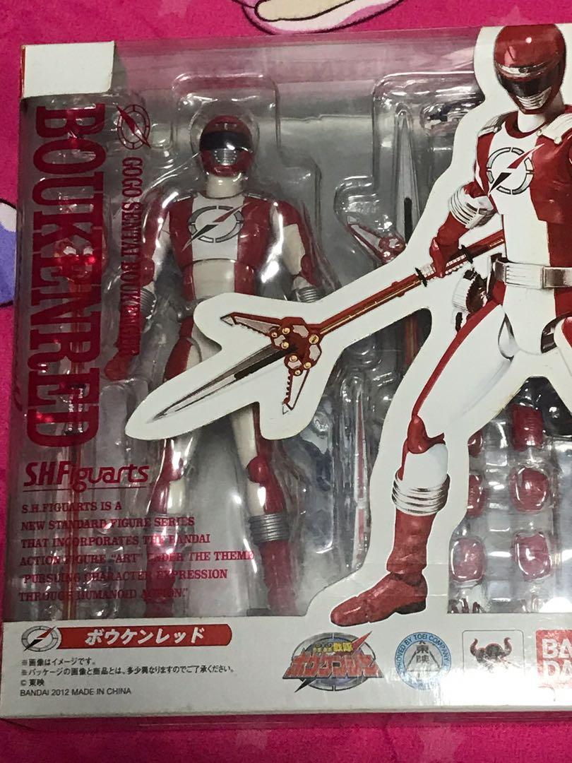 SH Figuarts Super Sentai Power Rangers Deca Red Red Buster Red Ranger ...