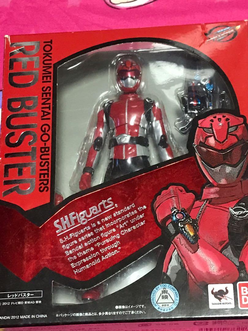 SH Figuarts Super Sentai Power Rangers Deca Red Red Buster Red Ranger ...