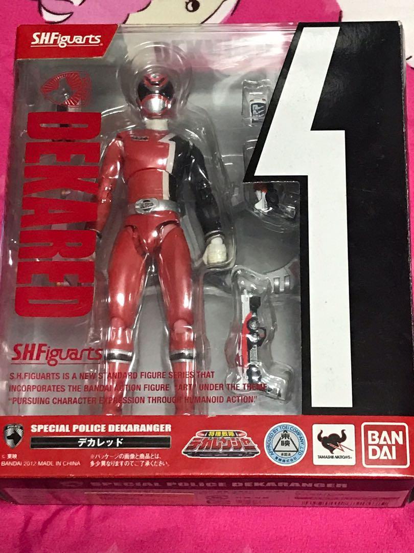 SH Figuarts Super Sentai Power Rangers Deca Red Red Buster Red Ranger ...