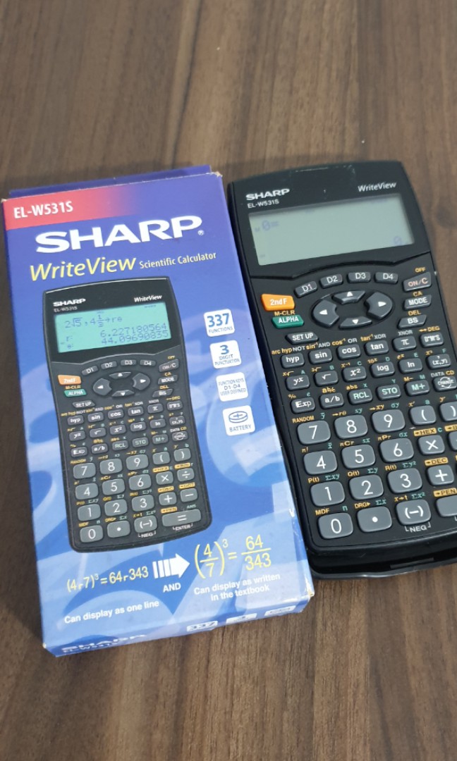 SHARP EL-W531S SCIENTIFIC CALCULATOR, Mobile Phones & Gadgets, Other ...