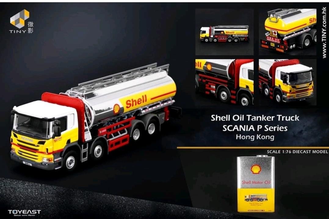 SALE! Limited Edition Shell Oil Tanker Truck SCANIA P Series, Hobbies ...