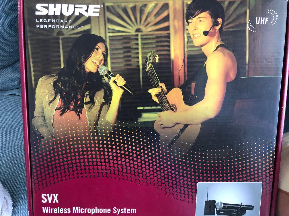 Shure SVX Series Wireless Headset, Audio, Microphones on Carousell