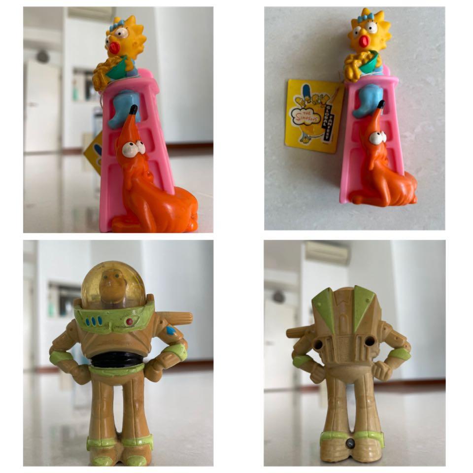 Simpsons & Buzz figurines, Hobbies & Toys, Toys & Games on Carousell