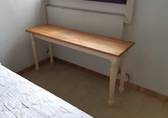 Small Long Table / Chair, Furniture & Home Living, Furniture, Tables ...