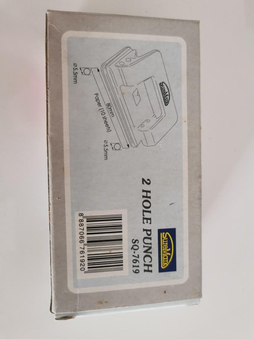 Suremark 2 Hole Punch, Hobbies & Toys, Stationery & Craft, Stationery ...