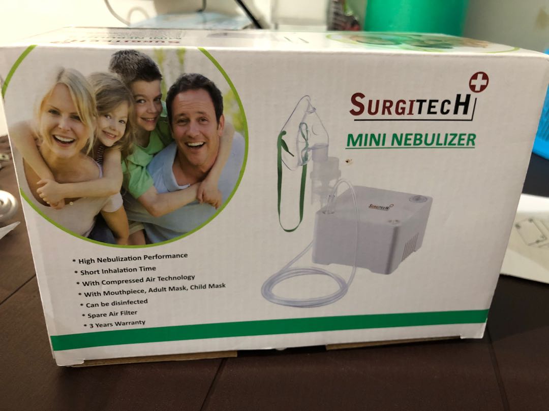 surgitech mini nebulizer, Health & Nutrition, Medical Supplies & Tools ...