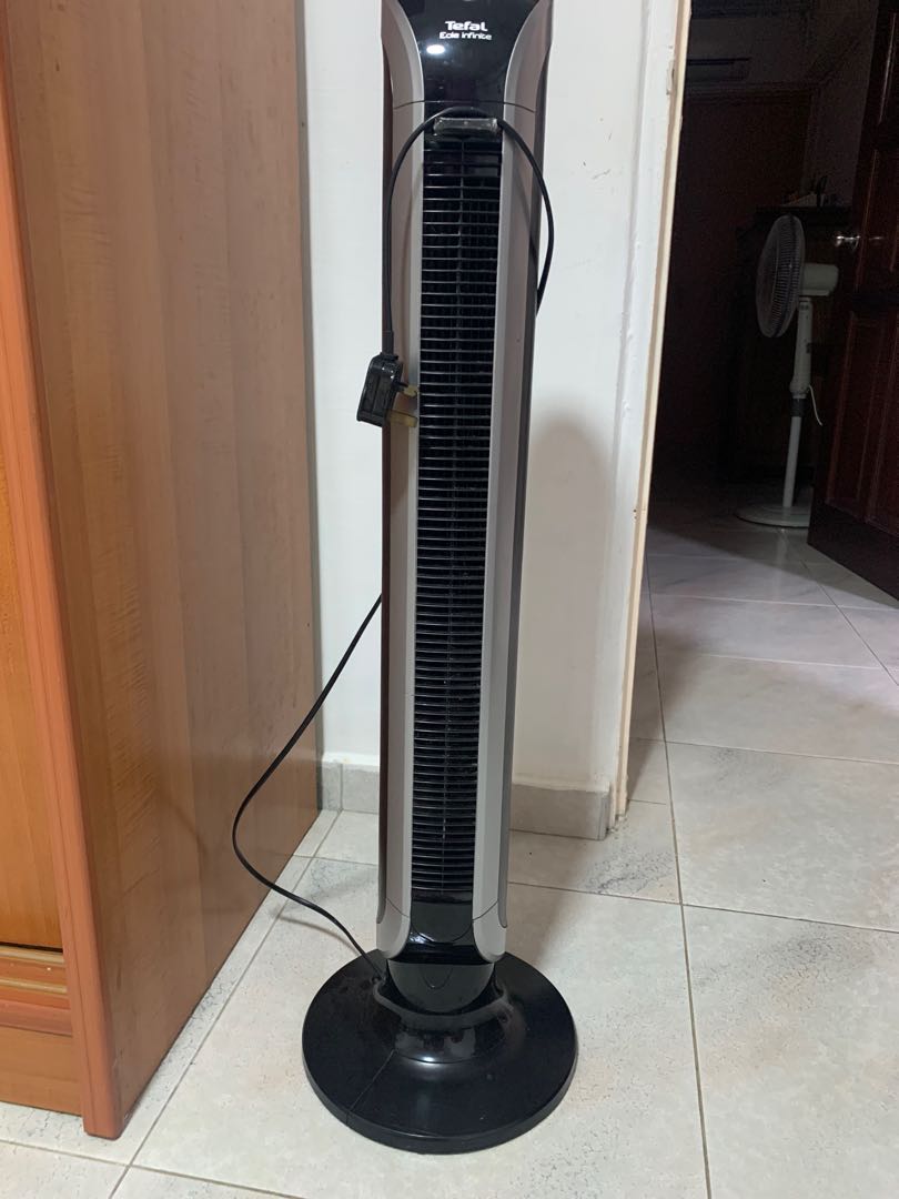 Tefal tower fan with remote, Furniture & Home Living, Lighting & Fans ...
