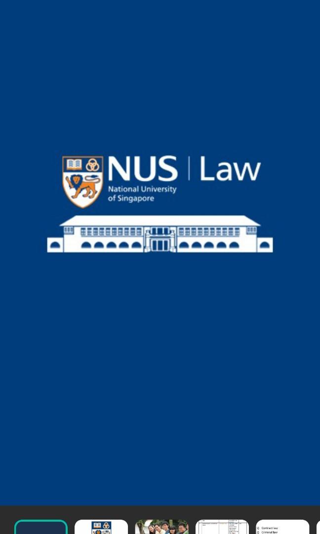 NUS Law Notes and materials (All core modules) $20 means $20 no extra ...