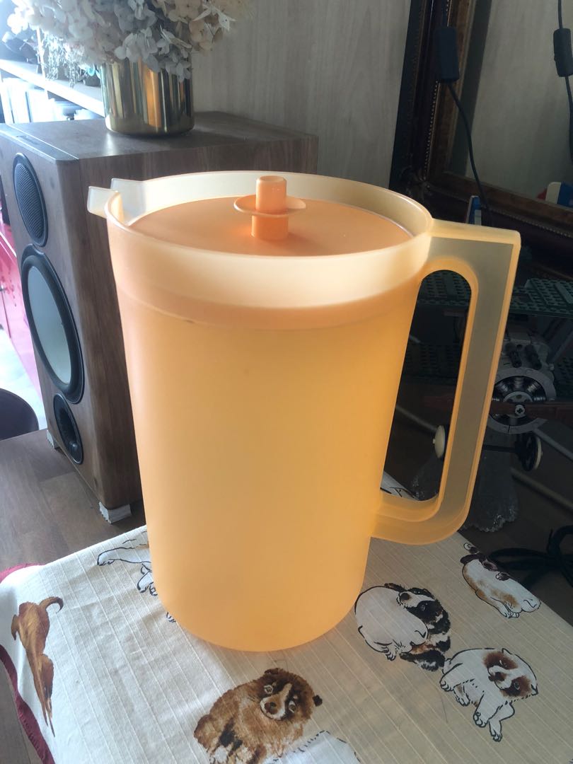 Tupperware Pastel Orange Giant Pitcher (4.2L) - U.P. $45.40, Furniture ...