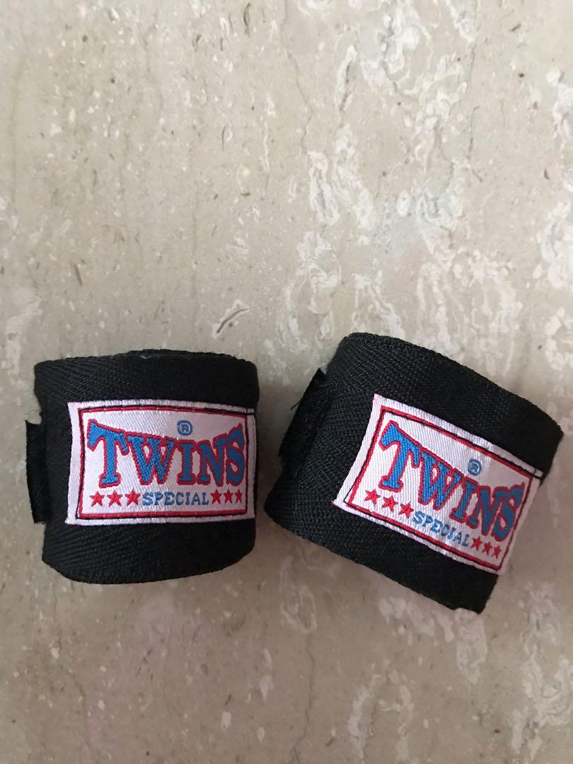 Twins Wraps Muay Thai Kickboxing 1.5m hand gloves wrap boxing bandage ...
