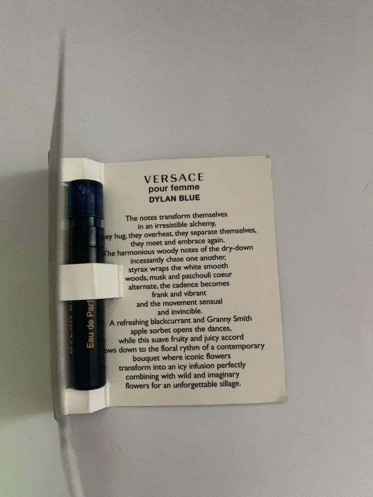 Versace Dylan Blue Tester 1ml, Beauty & Personal Care, Fragrance ...