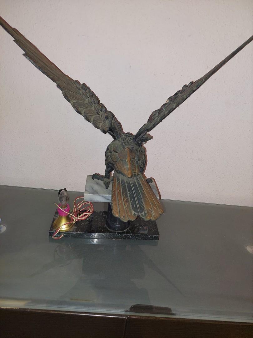 Vintage 16.5 inches - Eagle lighting Statue - Light isn't working ...