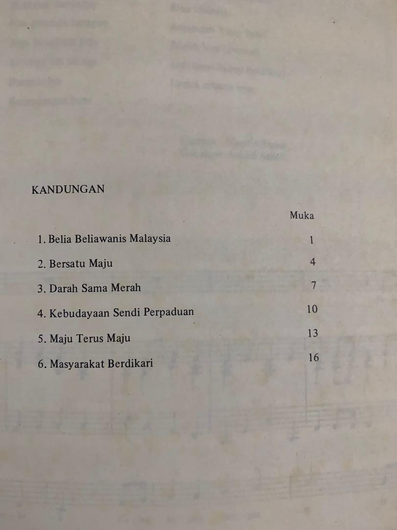 Vintage Hari Kebangsaan MERDEKA SONG BOOK, Hobbies & Toys, Collectibles ...