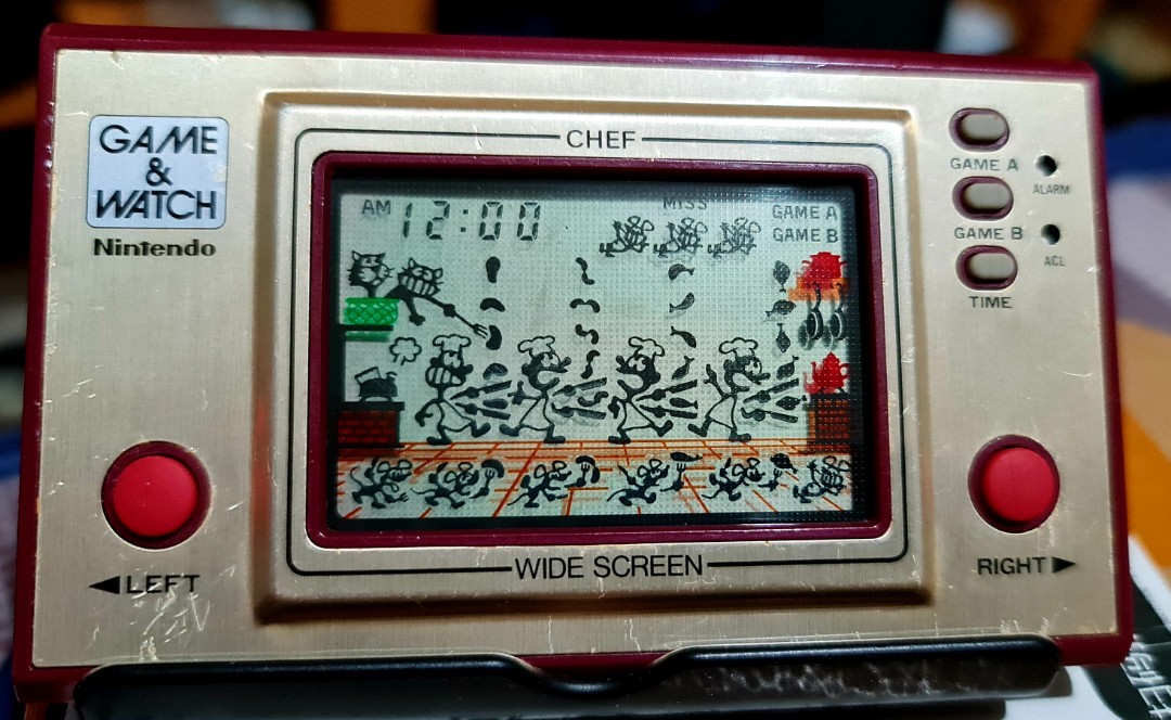 Vintage Nintendo Game & Watch widescreen - Chef - 1981, Hobbies & Toys ...