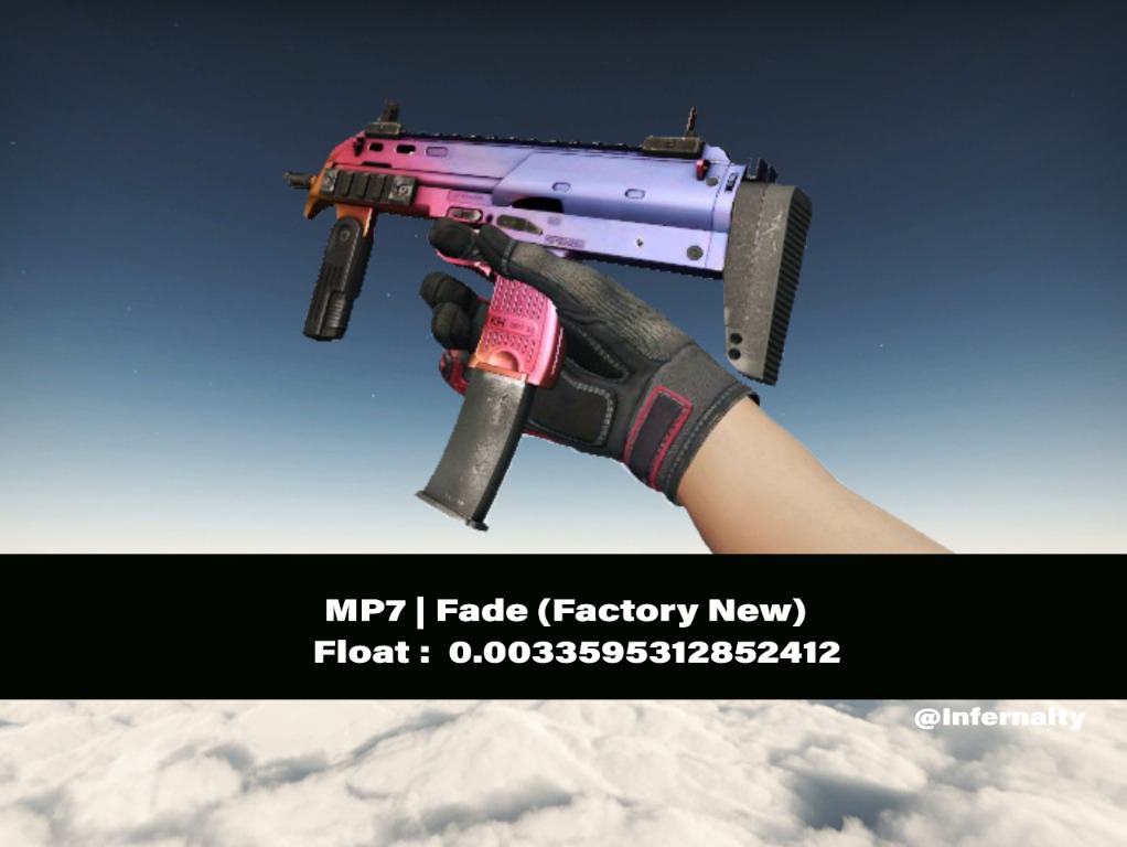 (0.003FV) MP7 Fade FN CSGO SKINS KNIVES, Video Gaming, Gaming Accessories, In-Game Products on ...