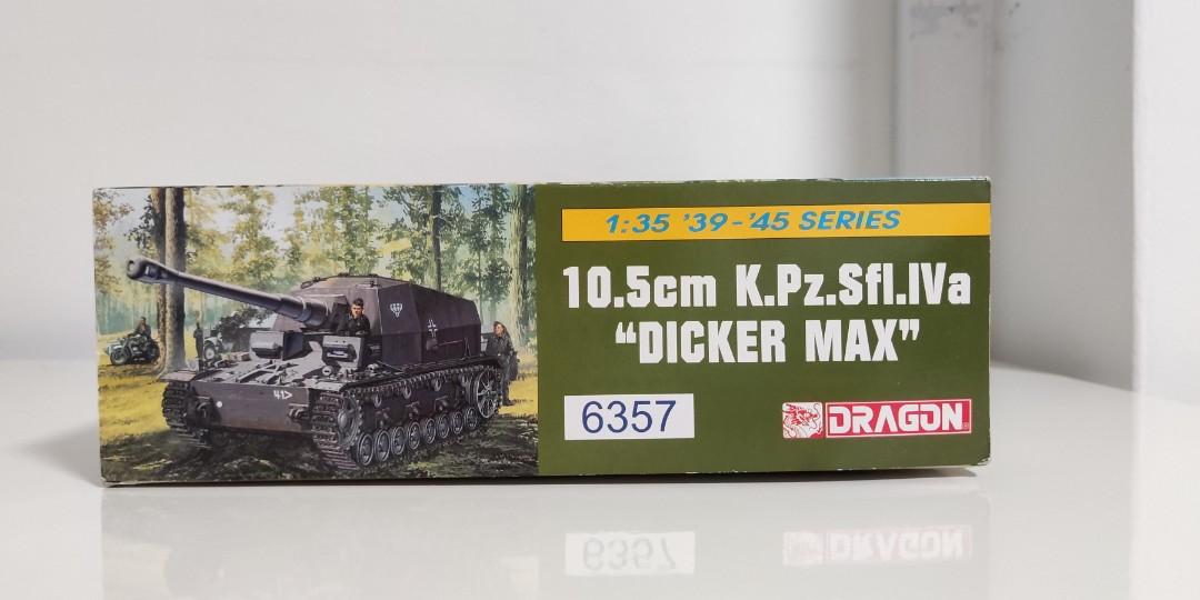 1/35 10.5cm K.Pz.Sfl.IVa "Dicker Max" (Dragon models), Hobbies & Toys ...