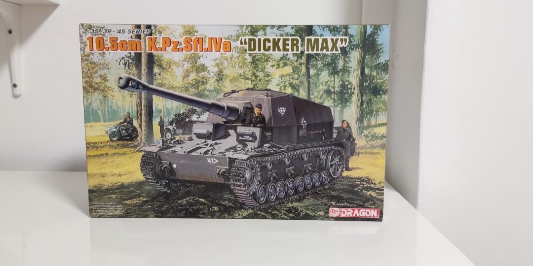 1/35 10.5cm K.Pz.Sfl.IVa "Dicker Max" (Dragon models), Hobbies & Toys ...