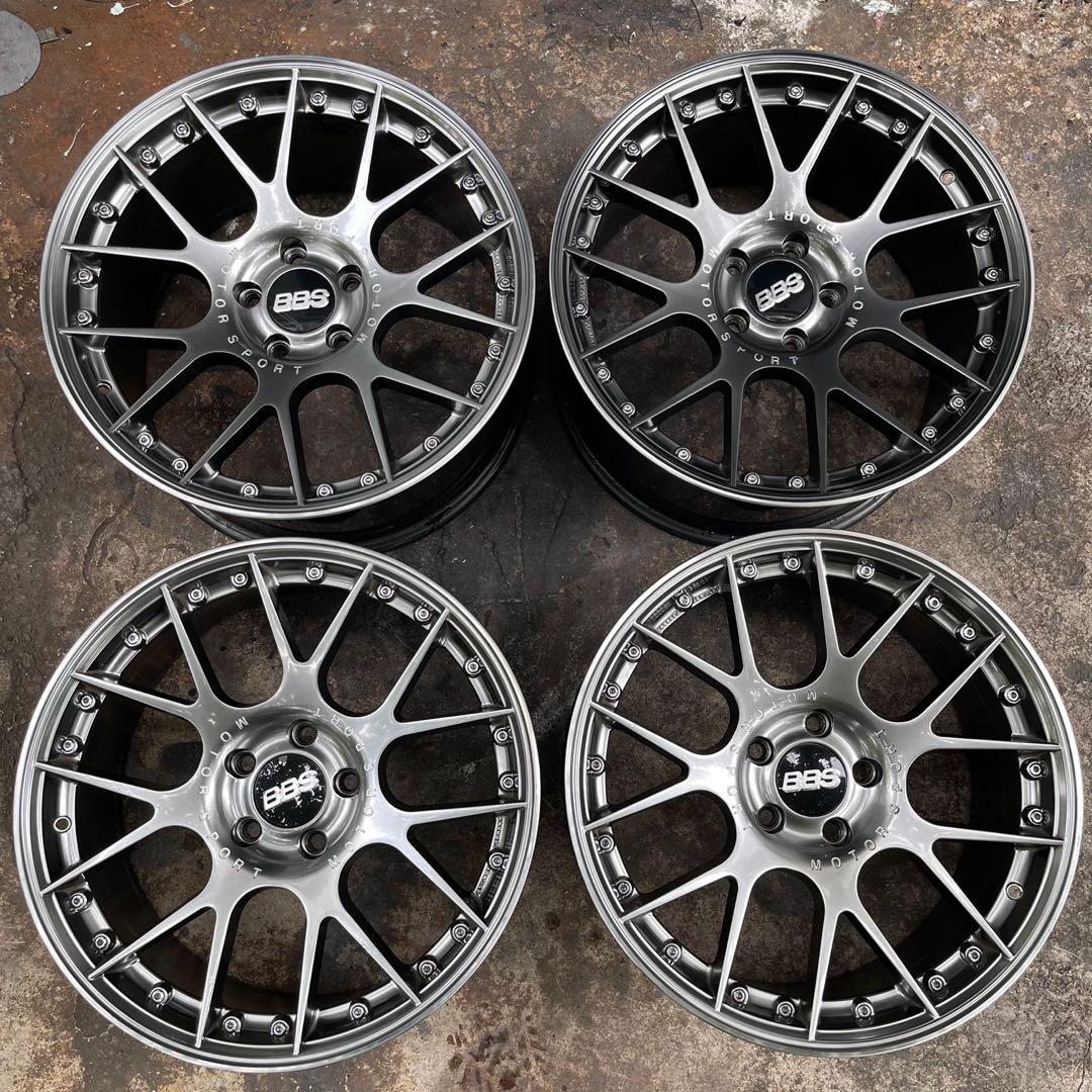 18” 5x114.3 BBS DESIGN Staggered Sport Rim, Car Accessories, Tyres ...