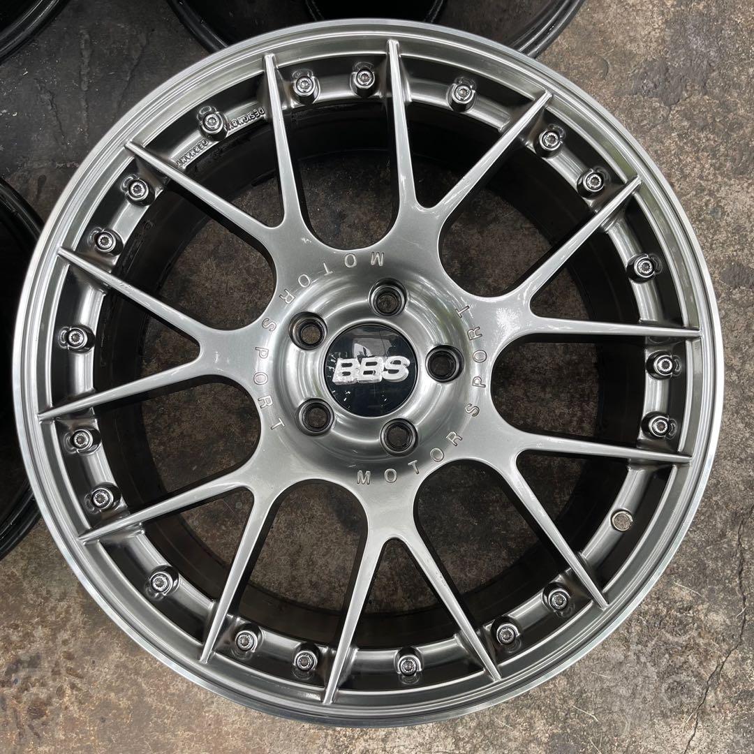 18” 5x114.3 BBS DESIGN Staggered Sport Rim, Car Accessories, Tyres ...