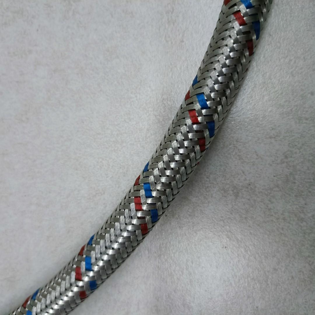 40cm Metal PVC Flexible Connection Wash basin watering hose repair pipe ...