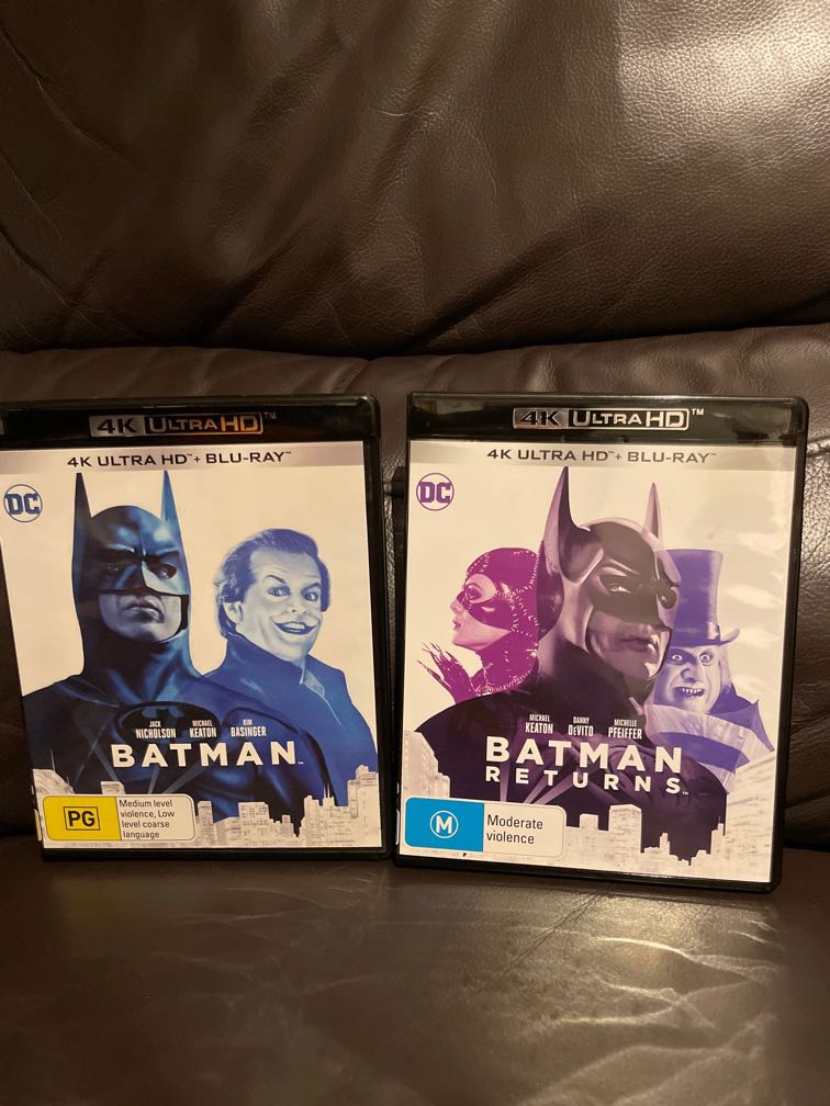(4K) Batman & Batman Returns 4k 4K UHD Ultra HD Blu-ray bluray, Hobbies ...