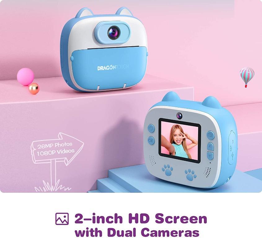 [51] Dragon Touch Instant Camera For Kids, 2 inch 1080P Digital Print ...