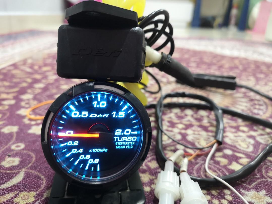 52mm boost meter defi racer stepmaster model vs-2 original made in japan, Auto Accessories on ...