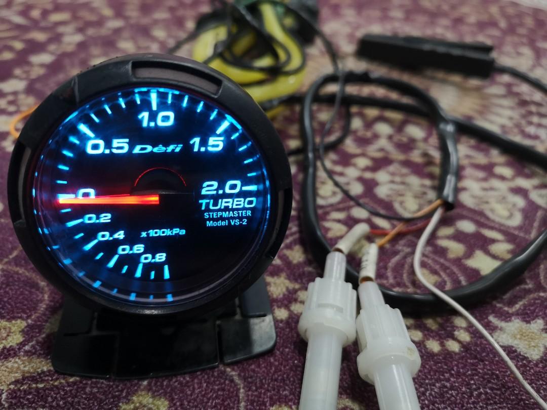 52mm boost meter defi racer stepmaster model vs-2 original made in japan, Auto Accessories on ...