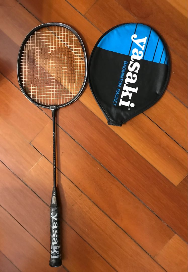 羽毛球拍連套 badminton racket yasaki, 運動產品, 運動與體育, 運動與體育 - 球拍和球類運動 - Carousell