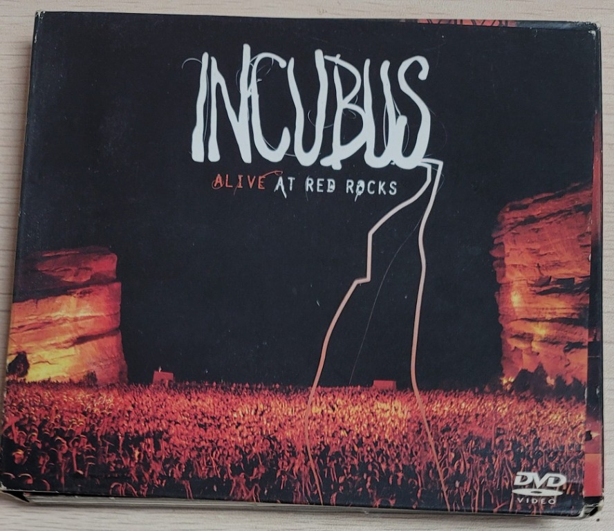 [包郵] CD + DVD INCUBUS ALIVE AT RED ROCKS 美國 搖滾樂 團體 樂隊 演唱會 英文碟 流行曲 音樂 包 ...