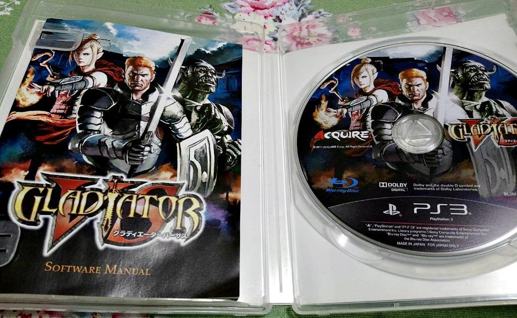 幸運小兔 PS3 Gladiator VS 神鬼戰士 VS 劍鬥士羅馬 VS Clan of Champions, 電玩遊戲相關, 主機配件與 ...