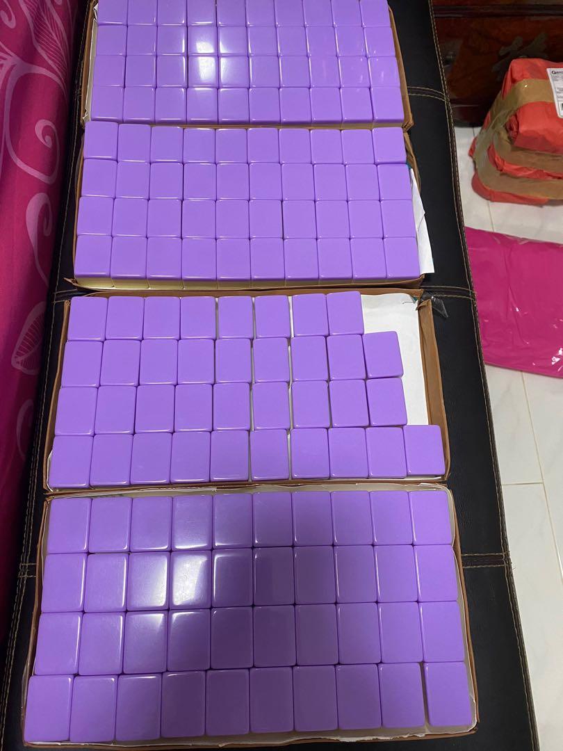 A1 Purple Mahjong Tiles, Hobbies & Toys, Toys & Games on Carousell