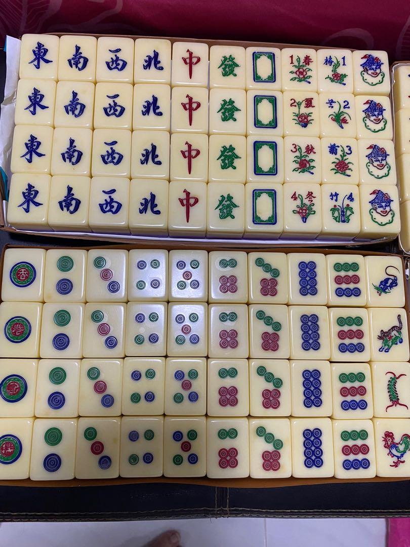 A1 Purple Mahjong Tiles, Hobbies & Toys, Toys & Games on Carousell