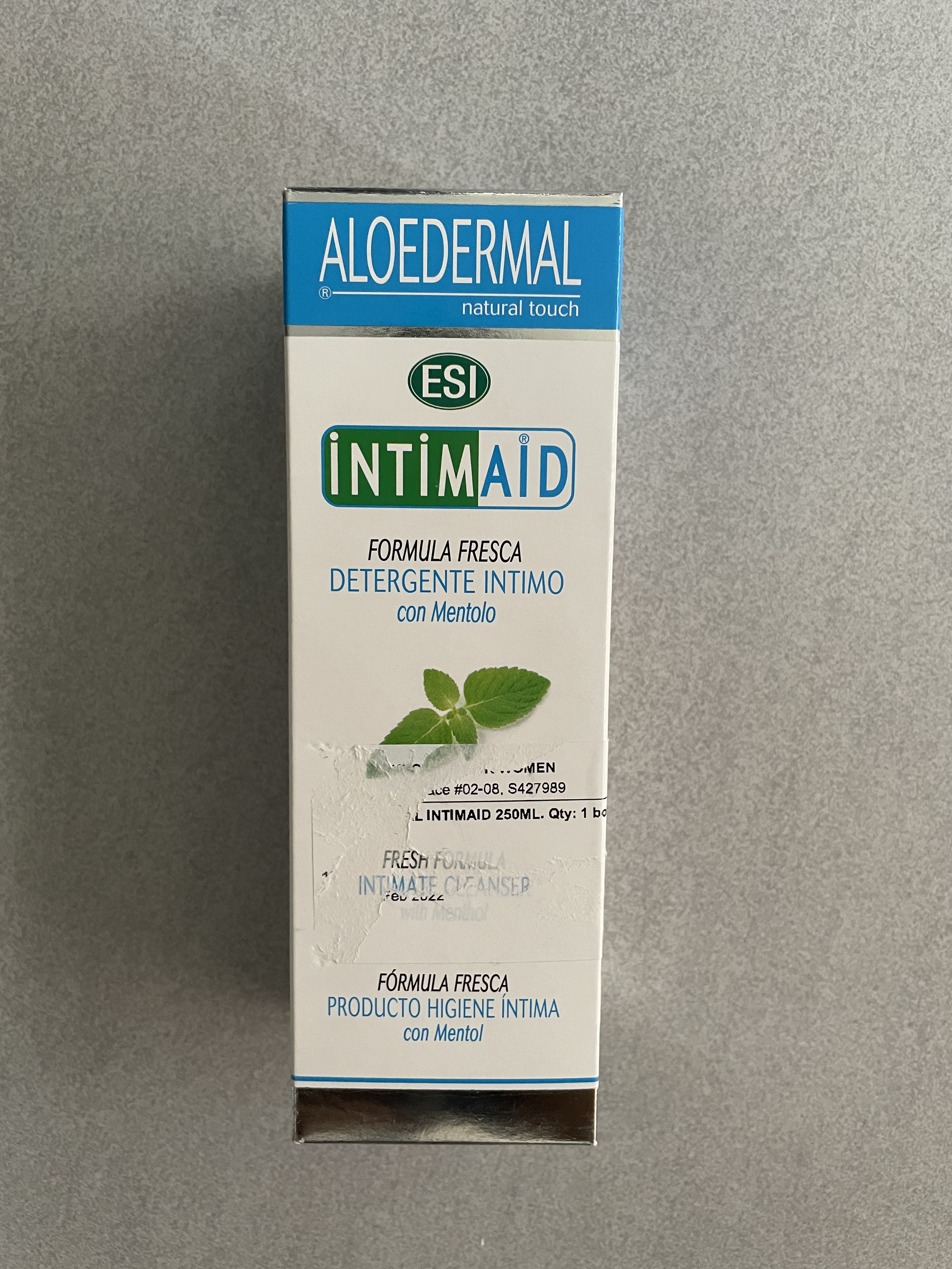 Aloedermal Intimaid intimate feminine hygiene wash 250ml postpartum ...