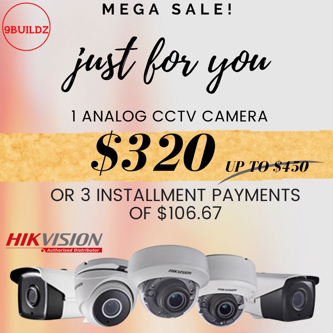 ANALOG CCTV CAMERA PACKAGE PROMOTION HIKVISION / CALL 66100999 ...