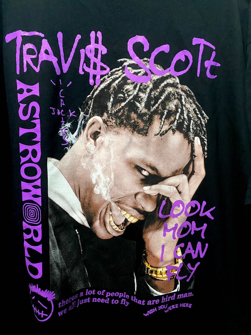 ASTROWORLD TRAVIS SCOTT BOOTLEG SHIRT, Men's Fashion, Tops & Sets ...