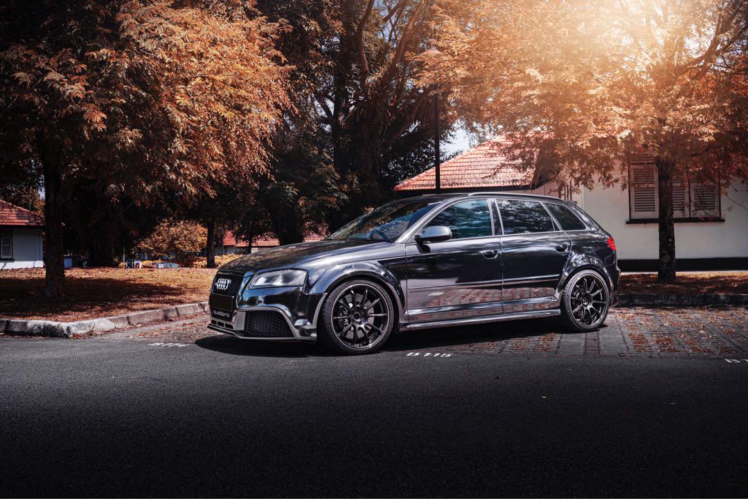 Audi RS3 Black Chrome Full Wrap (Car Wrapping), Car Accessories ...