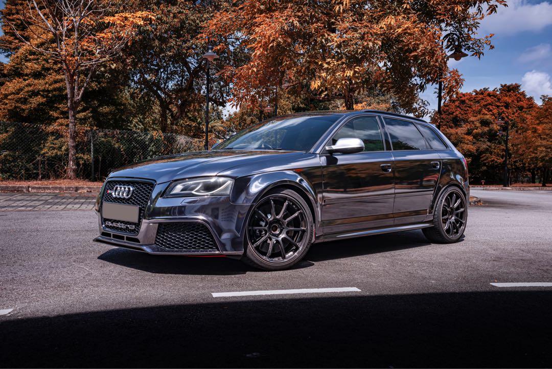 Audi RS3 Black Chrome Full Wrap (Car Wrapping), Car Accessories ...