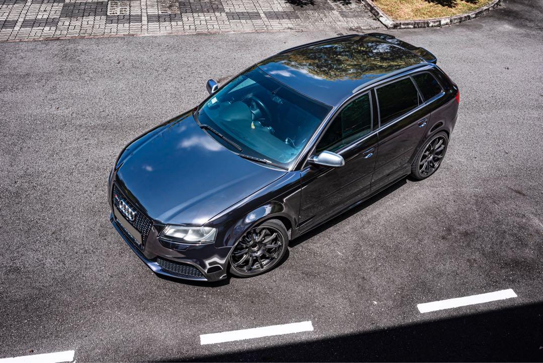 Audi RS3 Black Chrome Full Wrap (Car Wrapping), Car Accessories ...
