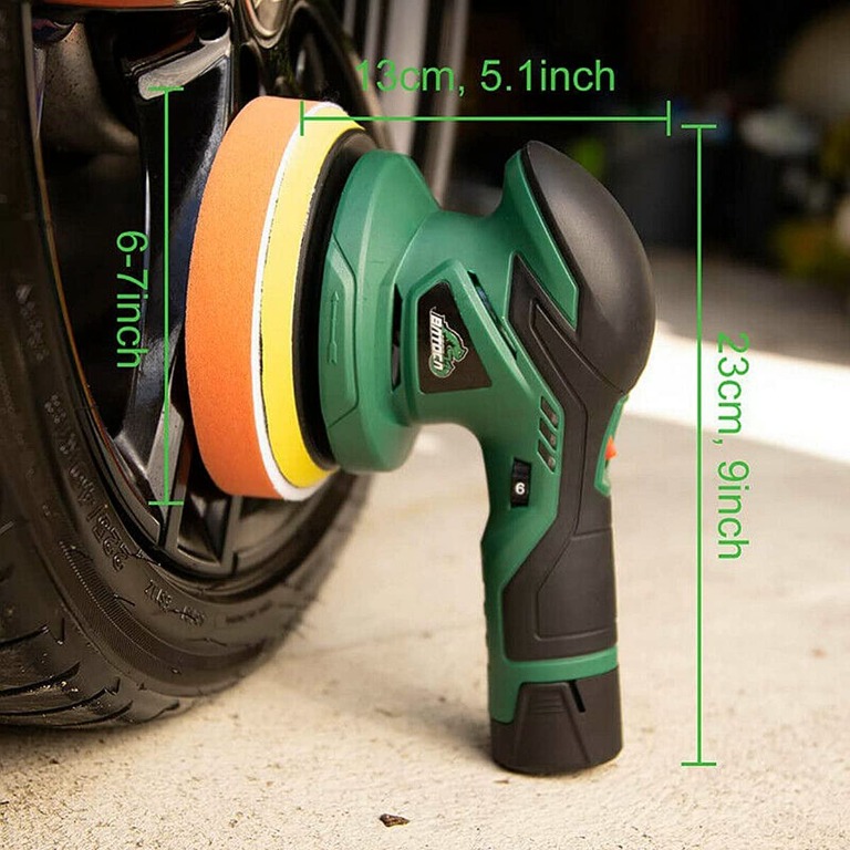 "BATOCA - Cordless Car Buffer Polisher - with 12V Lithium Rechargeable ...