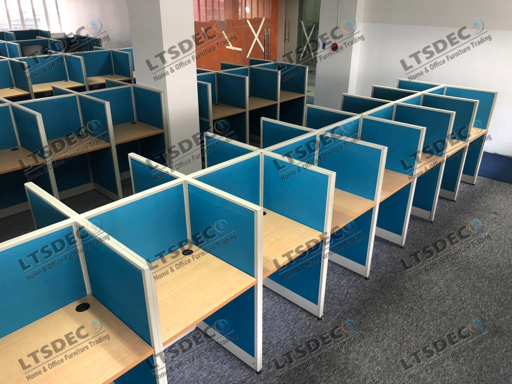 BPO CUBICLE SHARING PANEL TYPE OFFICE PARTITION//FURNITURE, Furniture ...