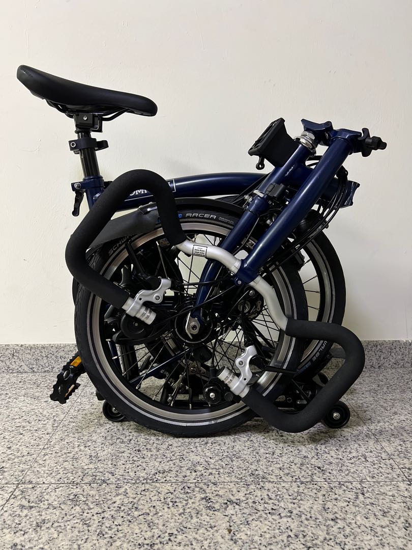 Brompton P6R-D tempest blue, Sports Equipment, Bicycles & Parts ...