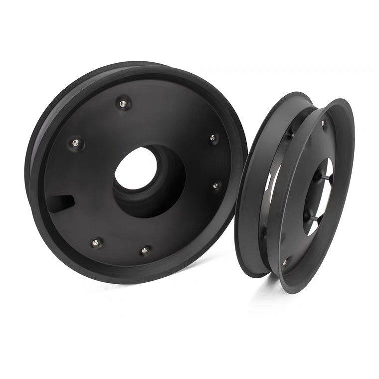 Cafe racer wheel covers blacked out black out Batman tracker bobber xsr ...