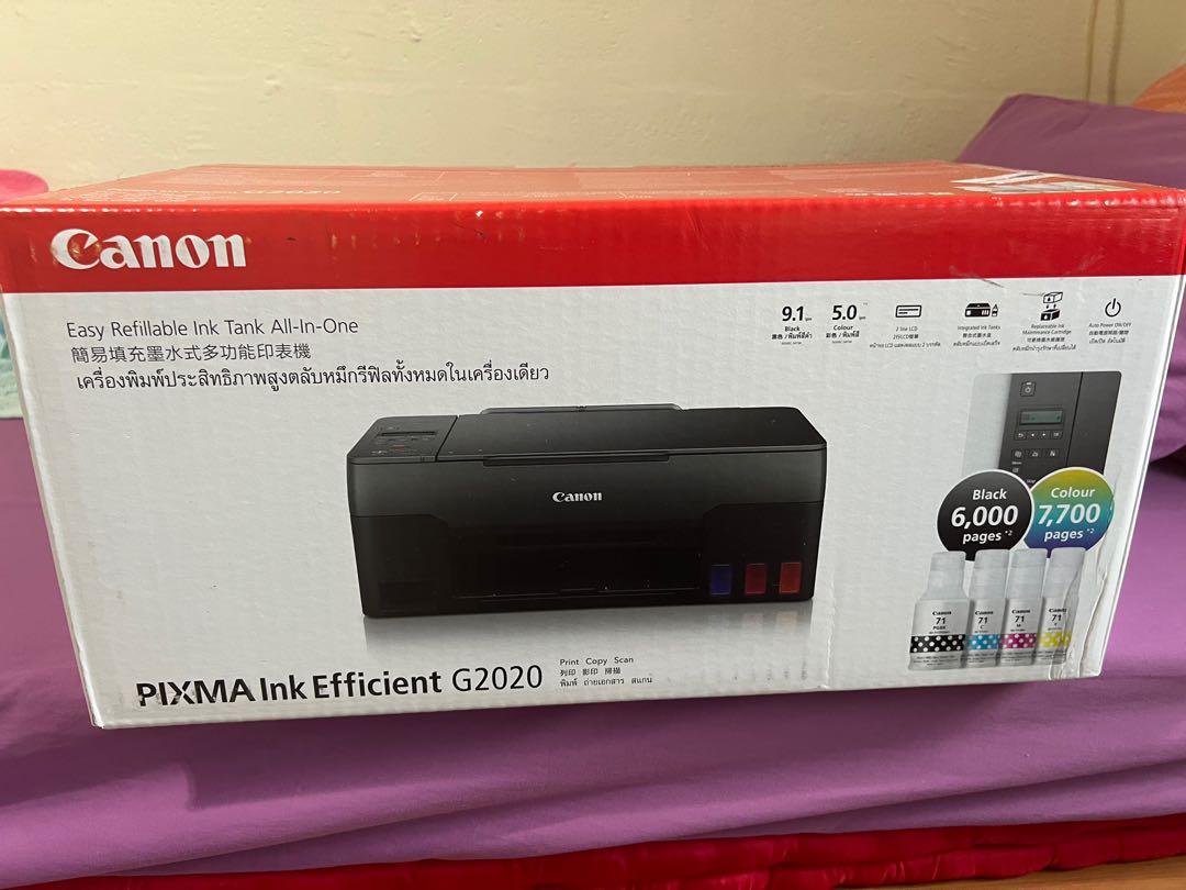 Canon Pixma Ink Efficient G2020, Computers & Tech, Printers, Scanners ...